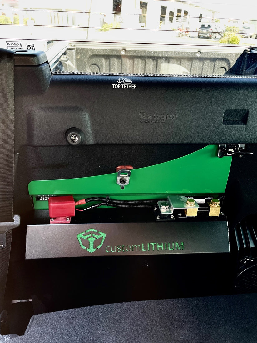 FORD RANGER NEXT GEN (RA) BEHIND SEAT DUAL COMPLETE BATTERY PACKAGE ...